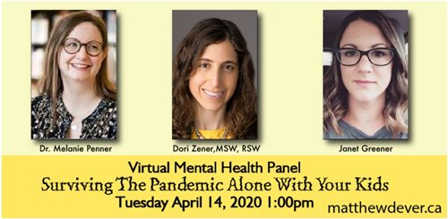 Children's Treatment Network - Virtual Panel: Surviving the Pandemic ...
