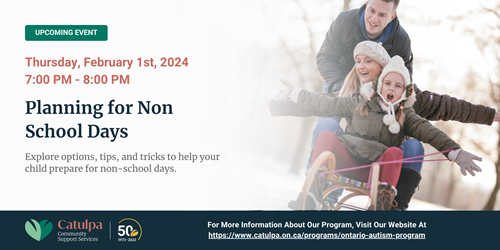 Children's Treatment Network - Catulpa (OAP) - Planning for Non School ...