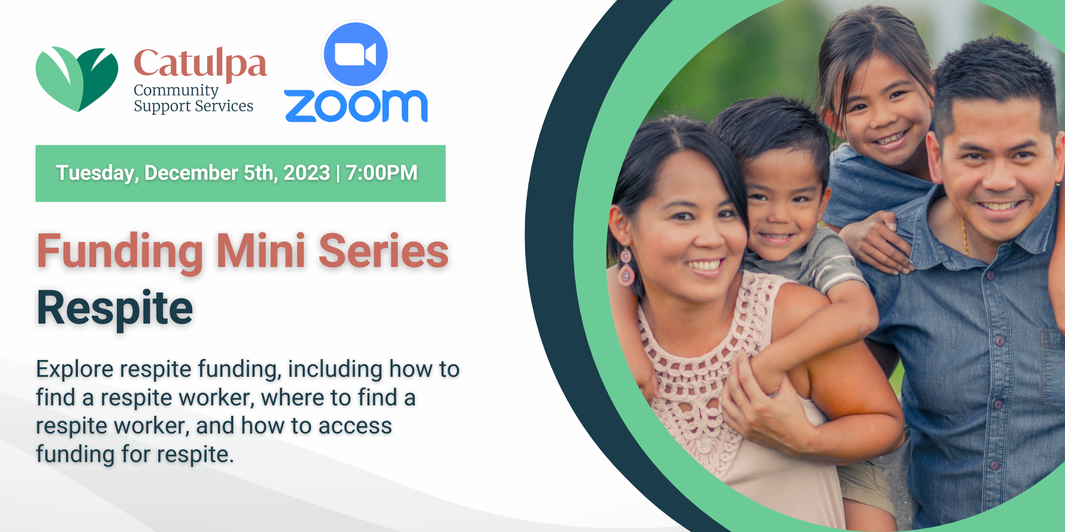 Children's Treatment Network - Catulpa - (FFS) Funding Miniseries: Respite - Online