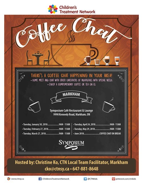 Children's Treatment Network - CTN's April Coffee Chat - Markham